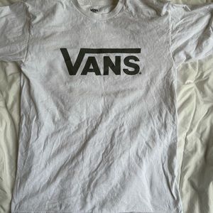 Vans | Shirts | Vans White T Shirt | Poshmark
